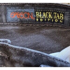 Sasson Jeans | Jeans | Vintage Sasson Black Cotton Denim Tapered ...